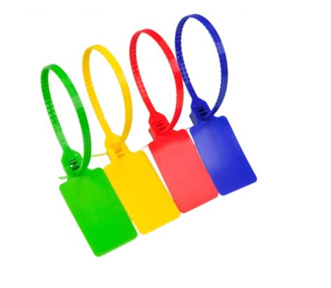 새로운 410mm 길이 대형 태그 씰 컨테이너 트럭 식별 가능 물류 씰 자동 잠금 케이블 타이 라벨 20 개cable Tie Labelcable Tiestie