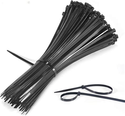 Zcpotizi Black Zip Ties 12 Inch Heavy Duty Tensile Strength