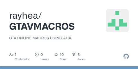 Github Rayheagtavmacros Gta Online Macros Using Ahk
