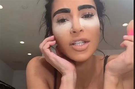 Kim Kardashian Gives Herself A British Chav Makeover…