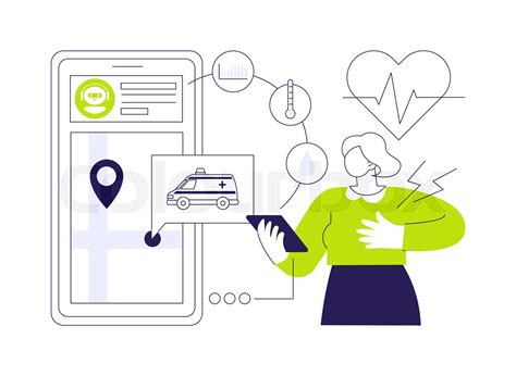 Ai Enhanced Emergency Response Abstract Concept Vector Illus Colourbox