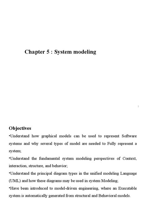 Chapter 5 System Modeling Download Free Pdf Class Computer