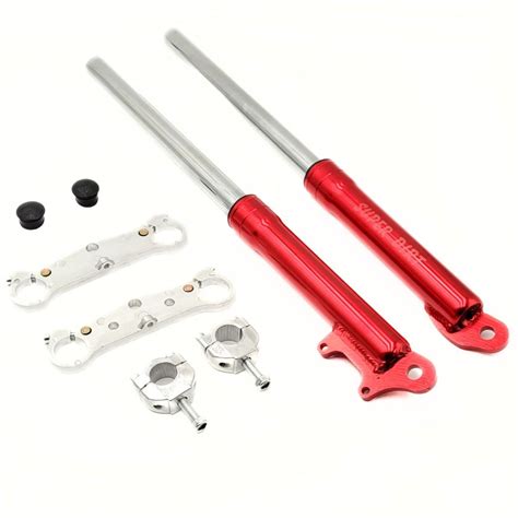 Fourche Pocket Bike Cross Rouge Complete Classique