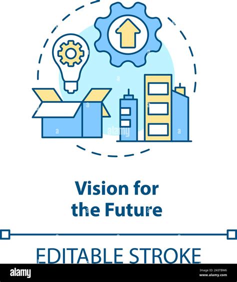Vision For Future Concept Icon Stock Vector Image And Art Alamy