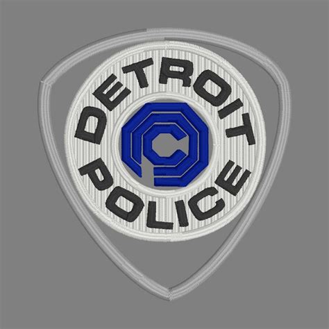 Robocop Ocp Patch Digital Design For Embroidery Instant Download Etsy