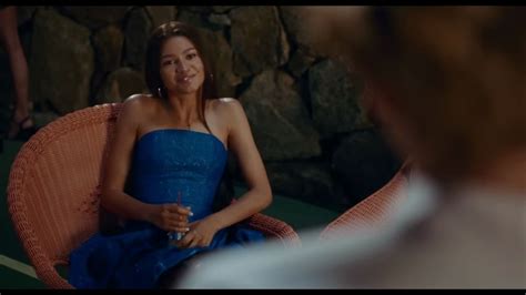 Blue Evening Dress Worn By Zendaya As Tashi Duncan In Challengers 2024