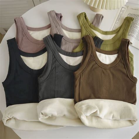 더탱글 🎈 11 할인한파 대비 🎈 골지 융기모 라운드넥 나시 발열나시 보온 기모안감 겨울나시 보송보송 후끈후끈