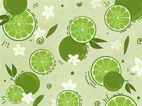 Lime Pattern 1 Easy Drawings Pattern Drawings