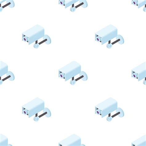 Premium Vector Surveillance Camera Pattern Seamless Background