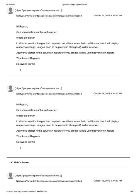 Sap Bobj Webi Dynamic Image Display In Webi Pdf