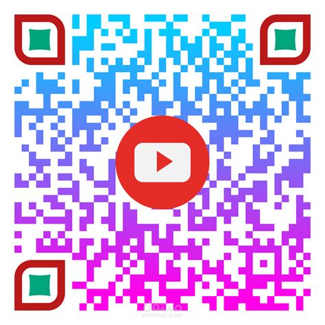 صورة تصميم رمز Qr لقناة على اليوتيوب والألوان على حسب طلب العميل مستقل