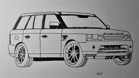 How To Draw A Range Rover YouTube