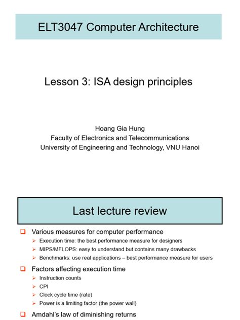 Computer Architecture Isa Pdf Computer Architecture Central