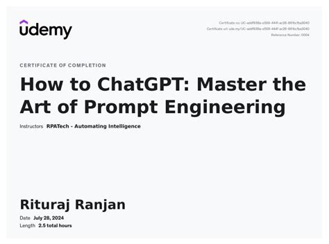 Rituraj Ranjan On Linkedin Promptengineering Ai Udemy