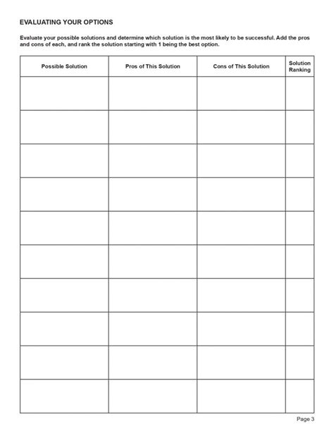 DBT Problem Solving Worksheet Editable Fillable Printable PDF TherapyPatron Com