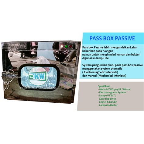 Passive Pass Box Stainless Steel Sus304 Dipatama