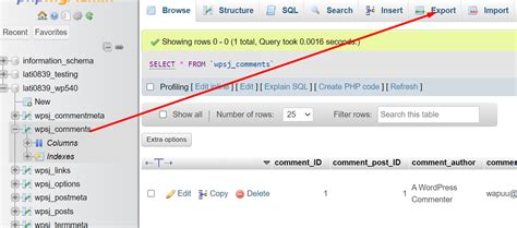 Cara Export Database Menjadi File CSV Melalui PhpMyAdmin