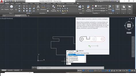 Autocad Stretch Command Grabcad Tutorials