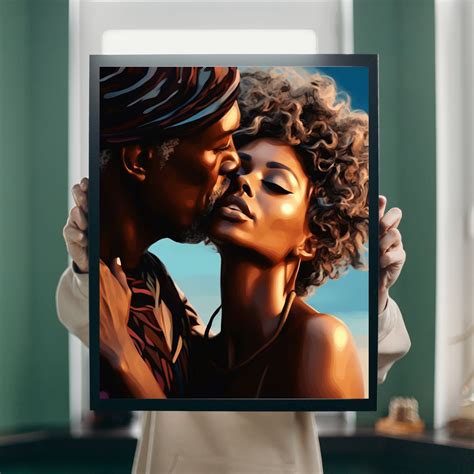 Our Thing Unframed Black Art Print Black Love Art Black Art Poster