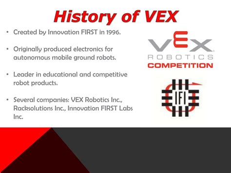 PPT VEX ROBOTICS PowerPoint Presentation Free Download ID