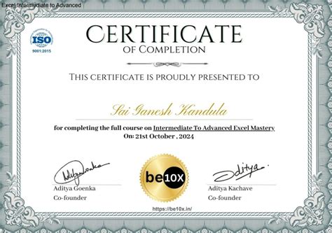 Excel Dataanalysis Certification Learning Sai Ganesh Kandula