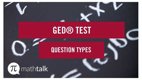 Ged Question Types Youtube