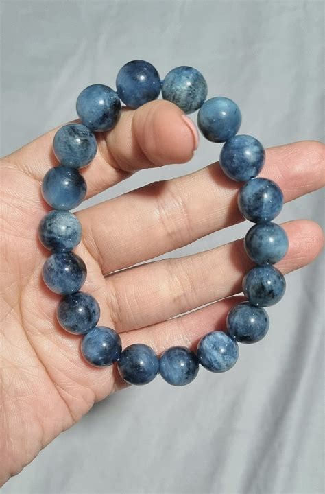 Blue Devil Aquamarine 11 Mm Biotite In Aquamarine Natural Etsy