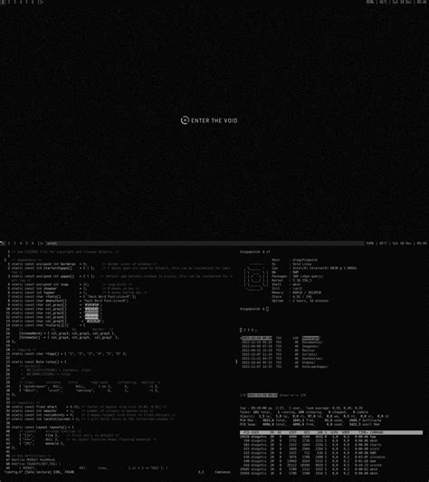 [dwm] Suckless Monochrome Love R Unixporn