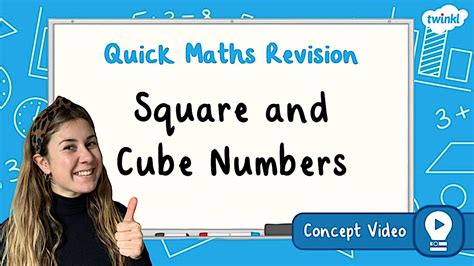 👉 Square And Cube Numbers Ks2 Maths Concept Video