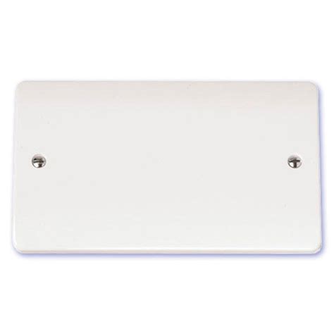 Buy Scolmore Click Mode Gang Double Twin Blank Plate White CMA Online From Websparky