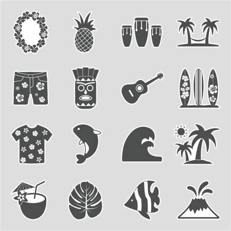 Luau Clip Art Black And White