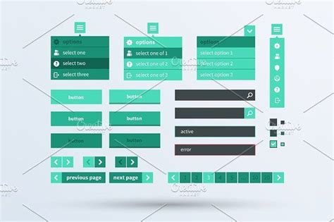 ui set of beautiful web components