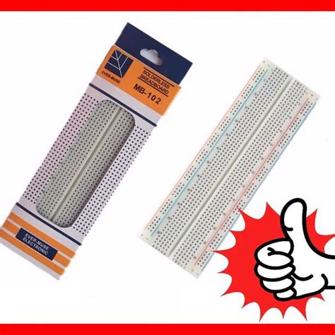Jual Off 5 Breadboard Mb 102 830 Lubang Solderless Project Arduino Dll Mb102 Shopee Indonesia