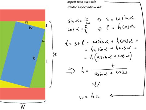 Python Cropping Rotated Image With Same Aspect Ratio Stack Overflow