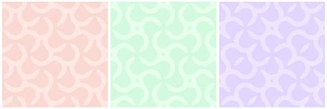 벡터 컬러풀한 매끄러운 기하학적 패턴 세트 섬세한 창조적 인 디자인 생생한 곱슬 배경 끝없는 곡선 질감 0명에 대한 스톡 벡터 아트 및 기타 이미지 Istock