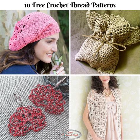 10 Stunning Free Crochet Thread Patterns Nickis Homemade Crafts