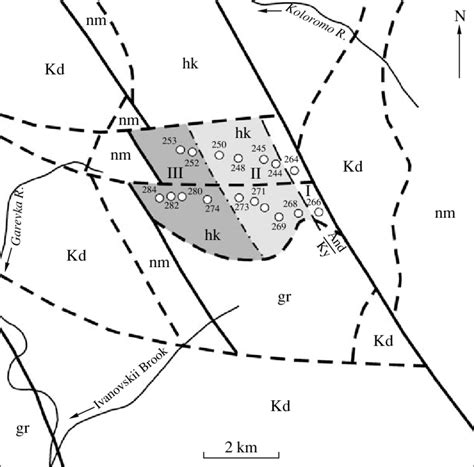 Schematic Geological Map Of The Precambrian Metamorphic Complexes Of
