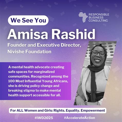 Iwd2025 Amisa Rashid