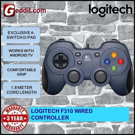 Logitech F310 Wired Usb Gamepad Controller Shopee Malaysia