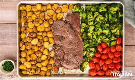 Steak Sheet Pan Dinner The Slow Roasted Italian