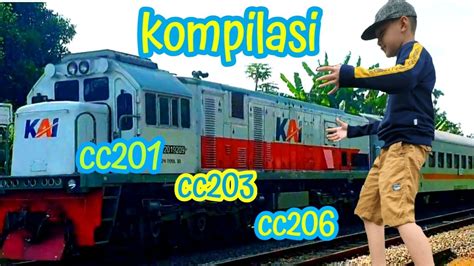 Kereta Cc201 Cc203 Cc206 Bawa Gerbong Prioritaskereta