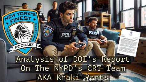 Analysis Of Dois Report On The Nypds Crt Unit Youtube