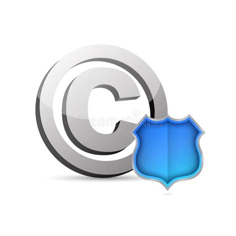 Copyright Protection Icon On Human Hand Copyright And Protection