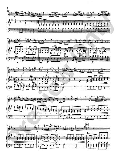Quantz Concerto In G Major Concerto In G Major Part Digital Sheet Music Download