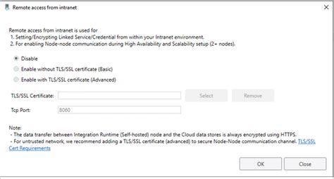 Azure Data Factory Self Hosted Integration Runtime Connecting To The