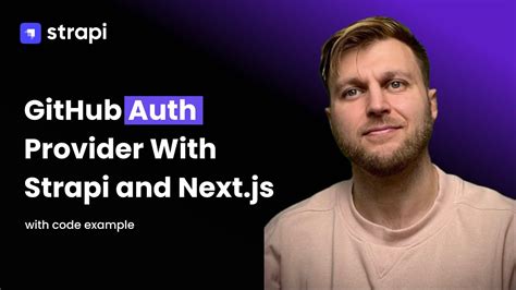 how to setup github auth provider with strapi and next js youtube