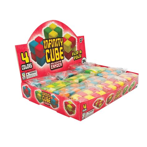 Infinity Cube Eraser Geddes Erasers