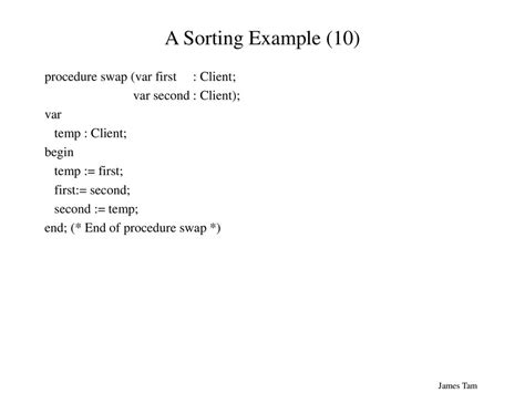 Sorting Bubble In This Section Of Notes You Will Learn One Technique For Ordering A List