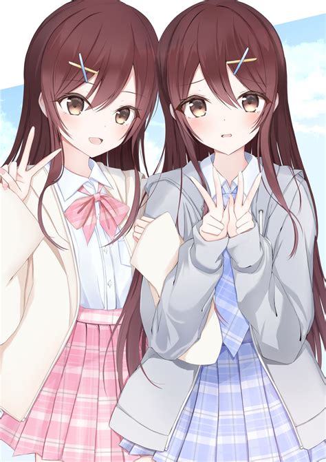 Osaki Amana And Osaki Tenka Idolmaster And More Drawn By Maddo Gasser Danbooru