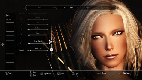 Thema Ece And Racemenu Preset At Skyrim Nexus Mods And Community